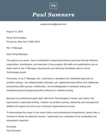 Tổng hợp các mẫu IT Support Cover Letter chuyên nghiệp nhất - freeC Blog