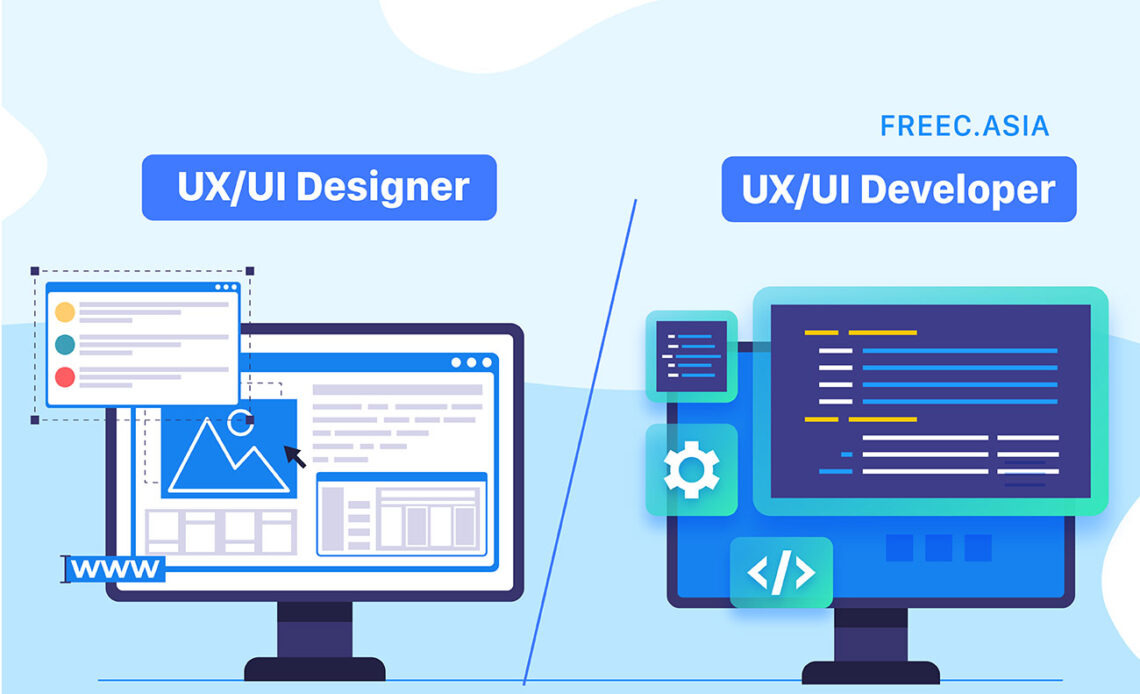 Phân biệt giữa UX/UI Designer và UX/UI Developer - FreeC Blog